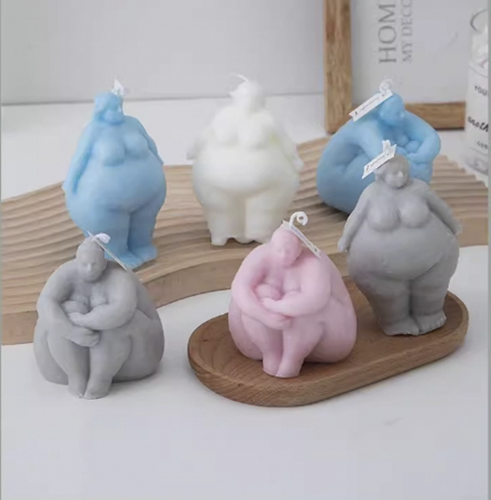 Female Chubby Body Shaped /Soy Torso Aesthetic Candle Sculpture Candle ...