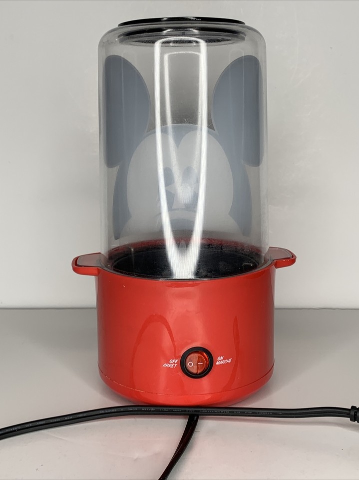 Disney Mickey Mouse Popcorn Popper, Red Model # DCM-60CN Pre Owned | eBay