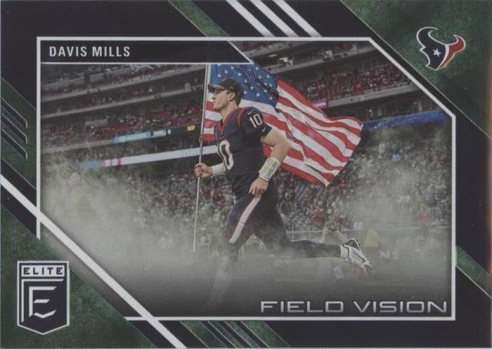 2023 Panini Donruss Elite - Field Vision Davis Mills #FV-7 Green for ...