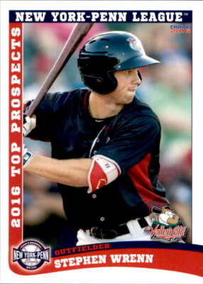 2016 New York-Penn League Top Prospects Choice 22 Stephen Wrenn ...
