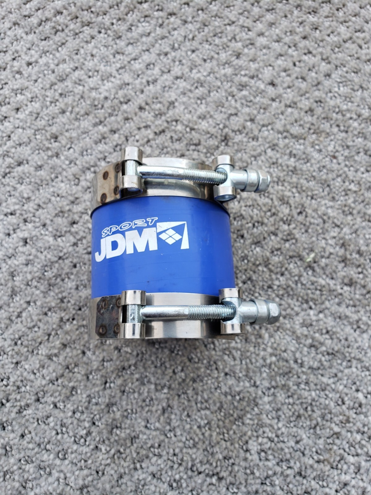 2.5" Inch Blue Silicone Coupler Hose Air Intake JDM , T-CLAMPS TURBO ...