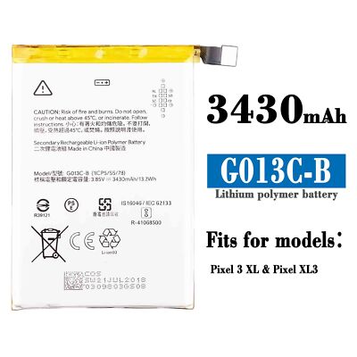 New G013C-B G013C Battery Replacement For Google Pixel 3 XL XL3 Tools ...