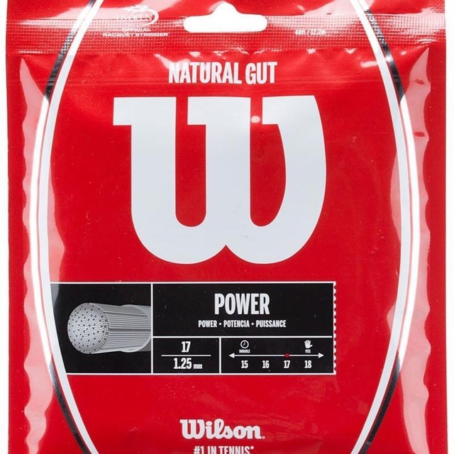 Wilson Natural Gut Power 17 Gauge 1.25mm Tennis String for sale online ...