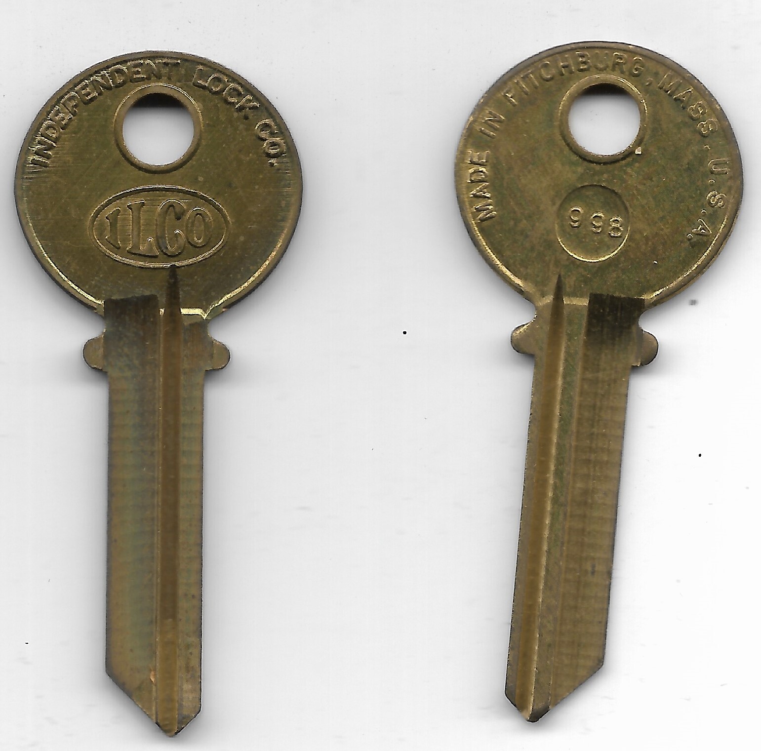 Ilco 998 Yale same as EZ Y4 New Old Stock Uncut Key blank Original ...