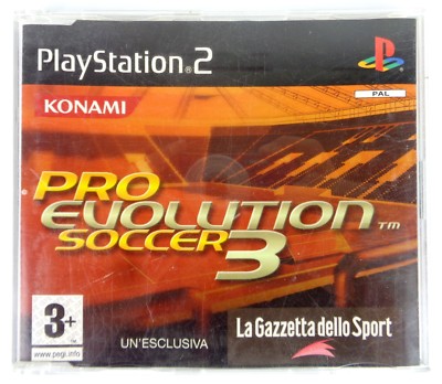 Pro Evolution Soccer 3 - PLAYSTATION Promo - Pal - La Gazette Dello ...