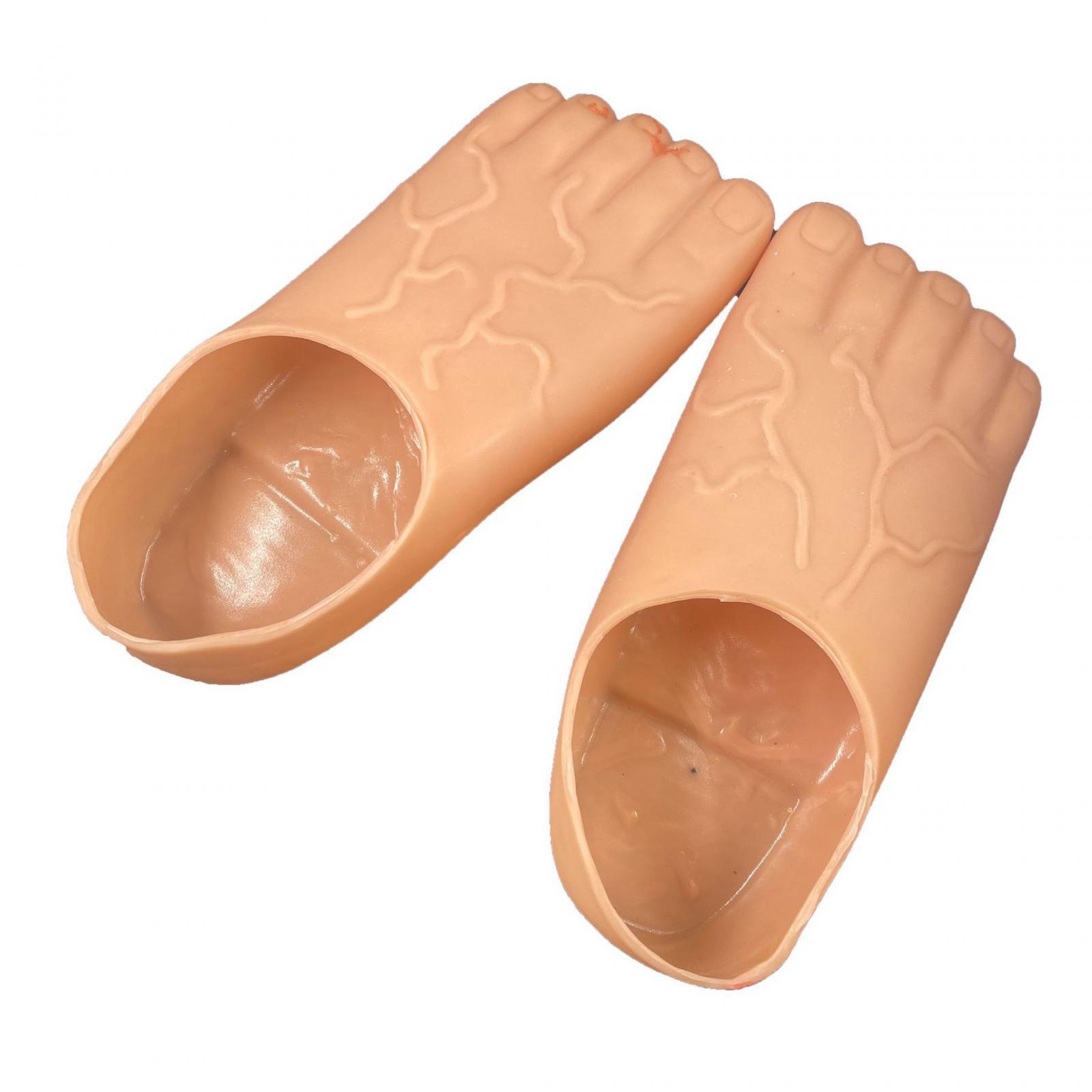 Big Toe Slippers Party Sandals Slip on Shoes Cover Foot Slipper ...