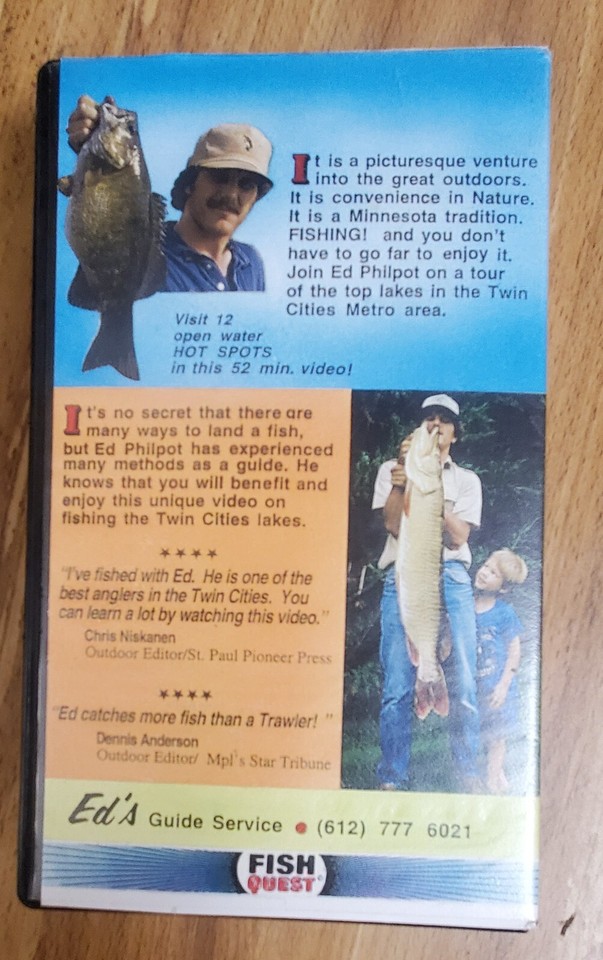 Fishing the Twin Cities VHS Video Ed Philpot Very Rare | eBay