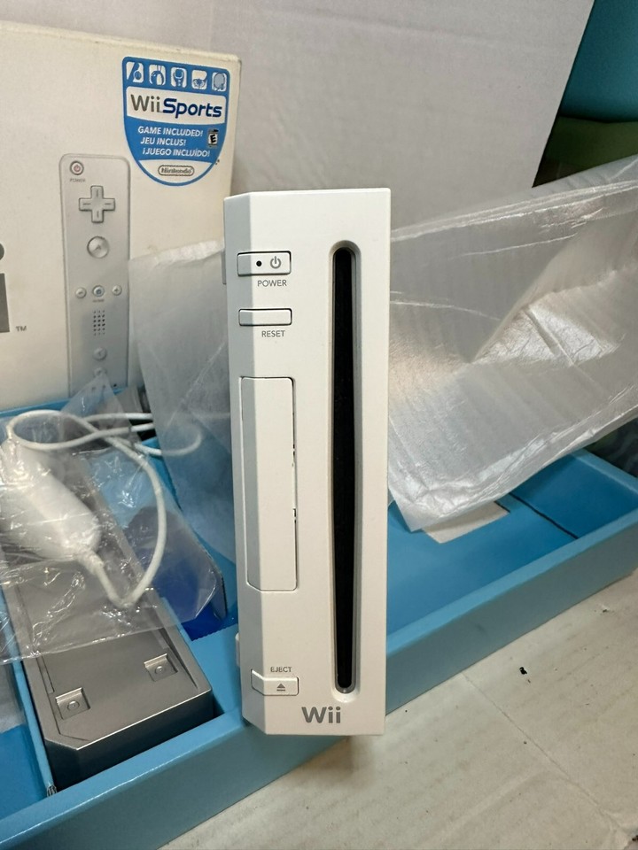 Nintendo Wii System White Wii w/ Wii Sports and Box Complete | eBay