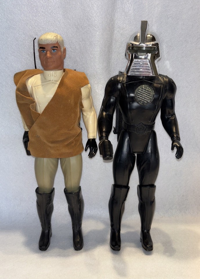 Vintage 1978 Battlestar Galactica Cylon~Colonial Warrior 12" Figures ...