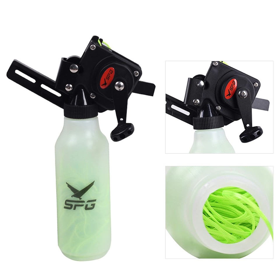 Archery Bow Fishing Reel Kit with Bowfishing Reel, Arrows Set, 40m ...