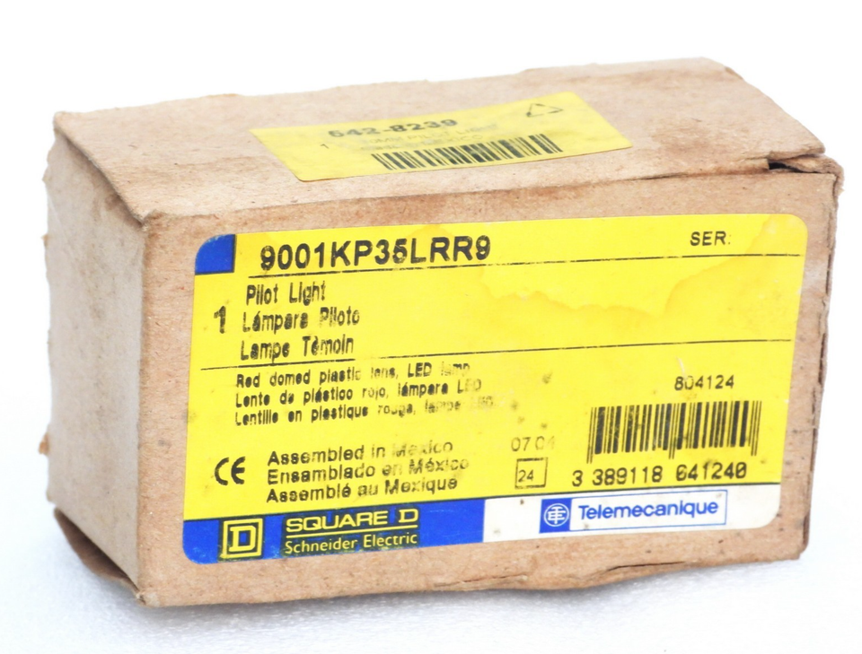 NOS TELEMECANIQUE 9001KP35LRR9 INDUSTRIAL RED LED PILOT LIGHT MODULE 24 ...