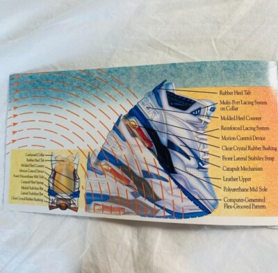 Vtg 1991 LA Gear Catapult Sneakers Genuine brochure and care card (Karl ...