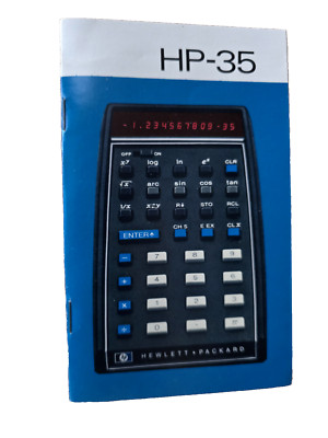 Manual for Hewlett Packard HP 35 Calculator | eBay