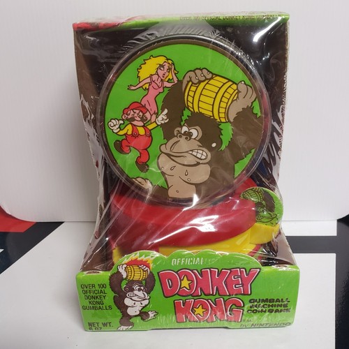 🔥 RARE 🔥 Vintage 1981 Superior Toy DONKEY KONG Gumball Machine Nintendo ...