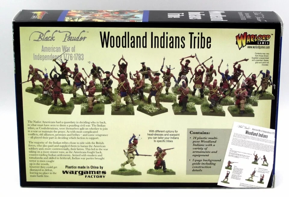 Warlord Games - Black Powder - AWI - Woodland Indians Tribe - 28mm - x ...
