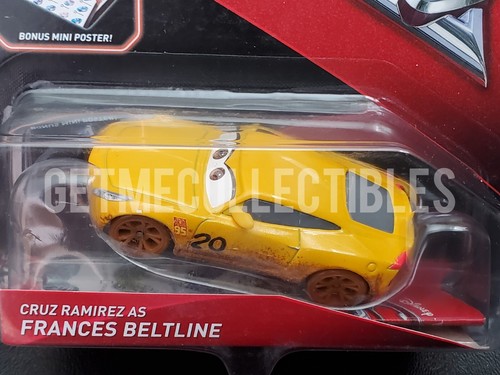 DISNEY PIXAR CARS 3 WITH POSTER CRUZ RAMIREZ AS FRANCES BELTLINE 2017 ...