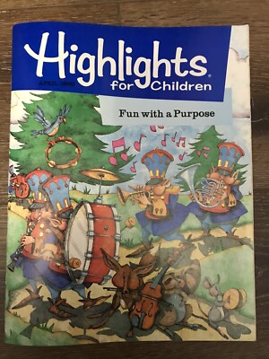 VINTAGE Highlights For Children Magazine The Monthly Book April 1990 | eBay