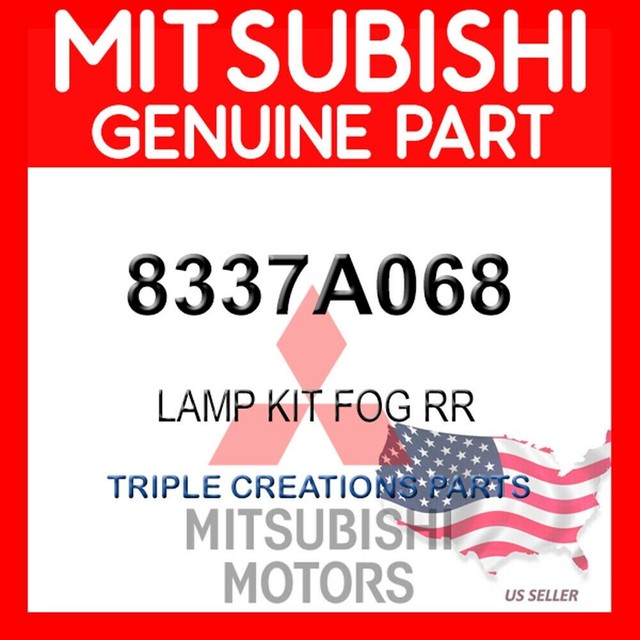 8337A068 Mitsubishi OEM Genuine Lamp Kit Fog RR for sale online | eBay