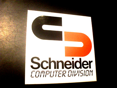 Aufkleber / Sticker + Schneider + Computer Division | eBay.de