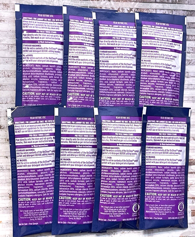 Oxi Oxy Clean LOT OF 8 ODOR BLASTERS Odor & Stain Remover *SEALED ...