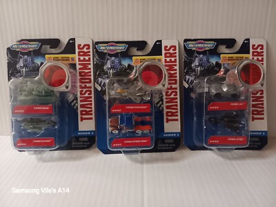 Micro Machines Transformers Series 1; Optimus Prime, Starscream ...
