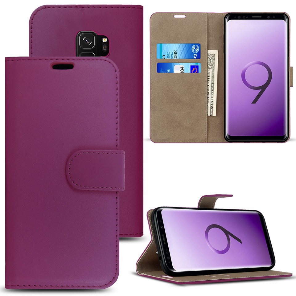 Case For Samsung Galaxy S9 S8 Plus S7 S6 Edge Leather Flip Wallet Phone ...