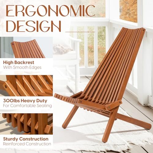IDZO Elina FSC Eucalyptus Tamarack Chairs, 300Lbs Capacity Modern ...