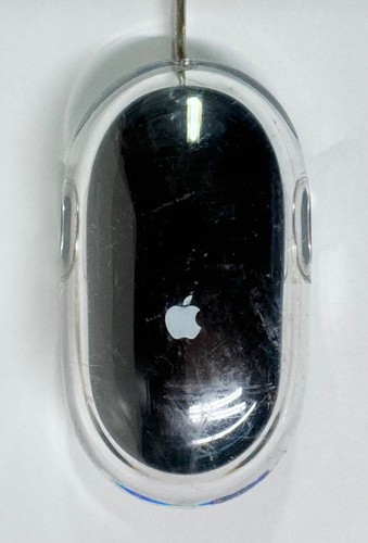 Apple Pro Mouse Optical Black/Clear Mac/Macintosh Wired USB | eBay