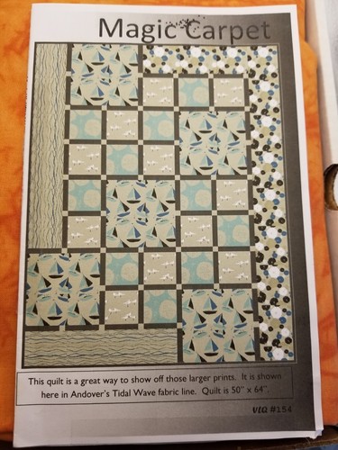 Magic Carpet Quilt Kit by Vanilla Latte Quilts (50" x 64")-Vibrant ...
