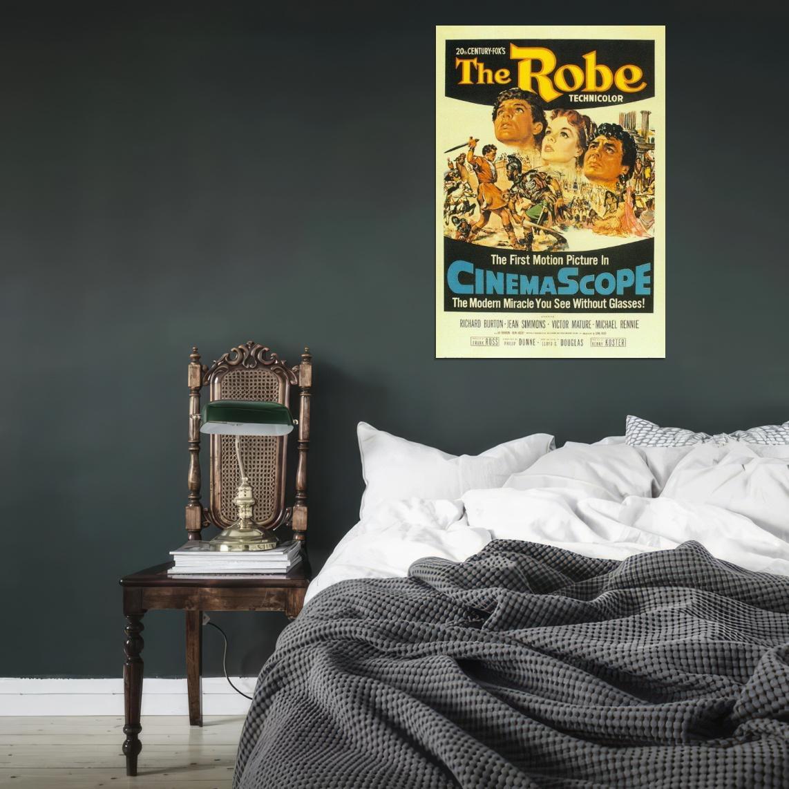 70923 The Robe Movie Richard Burton, Jean Simmons Wall 24x18 POSTER ...