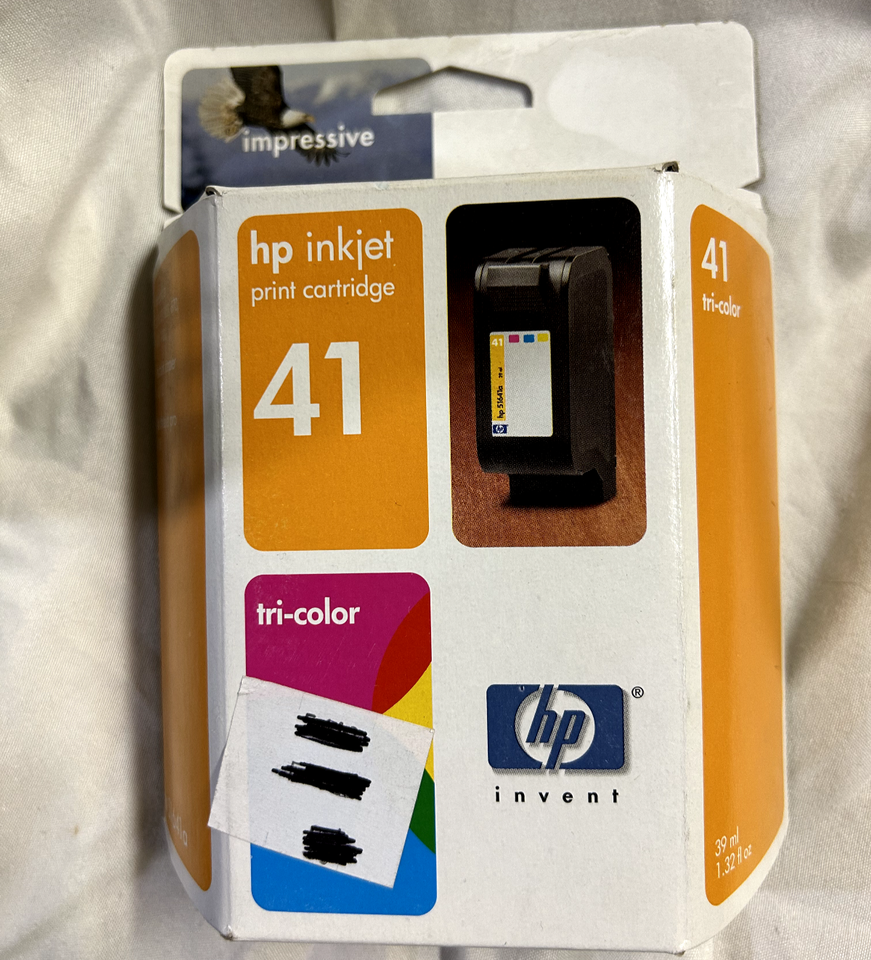 New Genuine HP Inkjet 41 tri-color cartridge | eBay