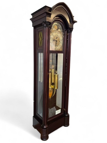 Scarce 1910s Charles Jacques Grandfather Clock - 9 Tube Trinity Chime ...