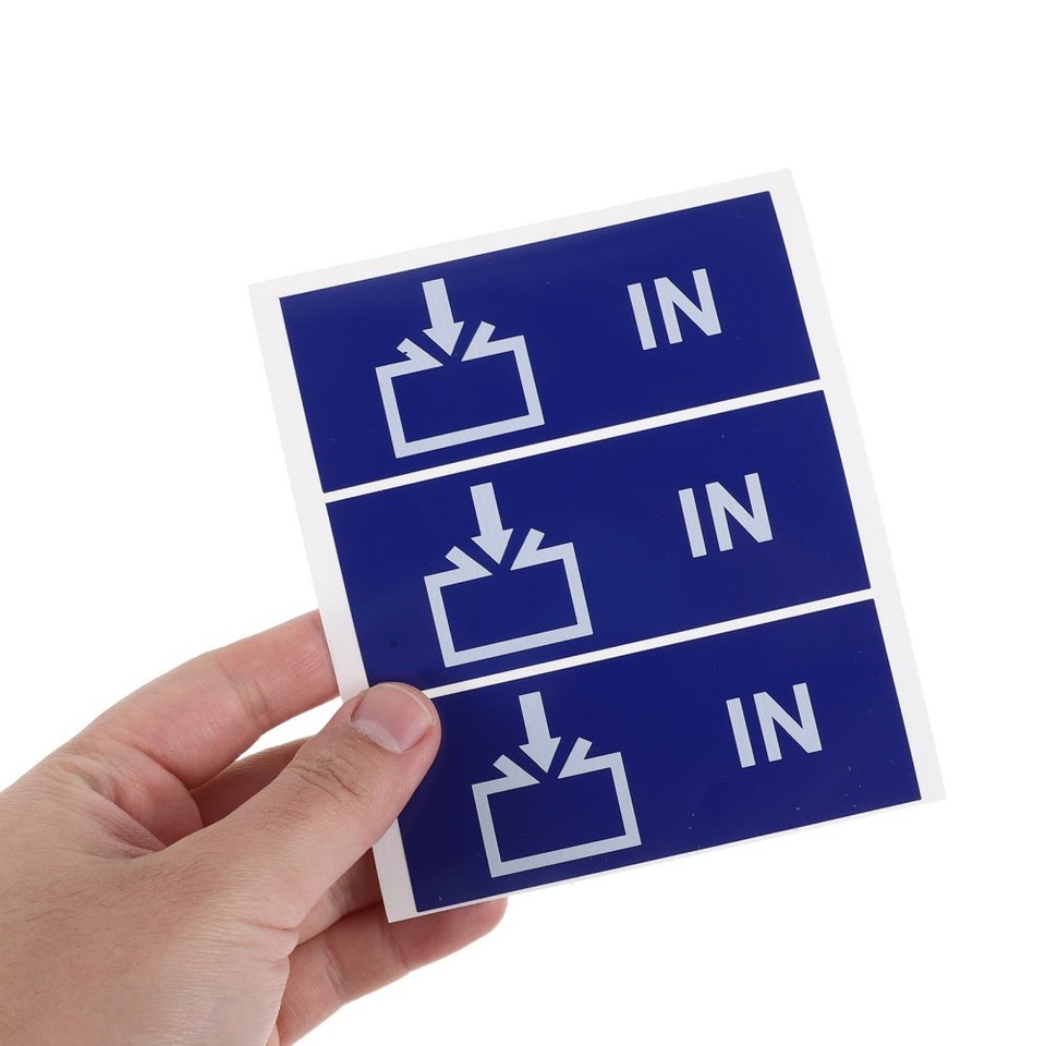 12 Pcs Mechanical Oil Port Label Fuel Inlet Marker Equipment ...