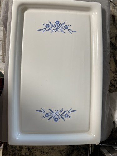 Vintage Corning Ware Cornflower Blue 16" Tray Platter | eBay