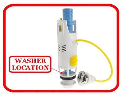 OLD STYLE Multikwik Toilet Flush Valve Washer Seal Diaphragm Multiflush ...