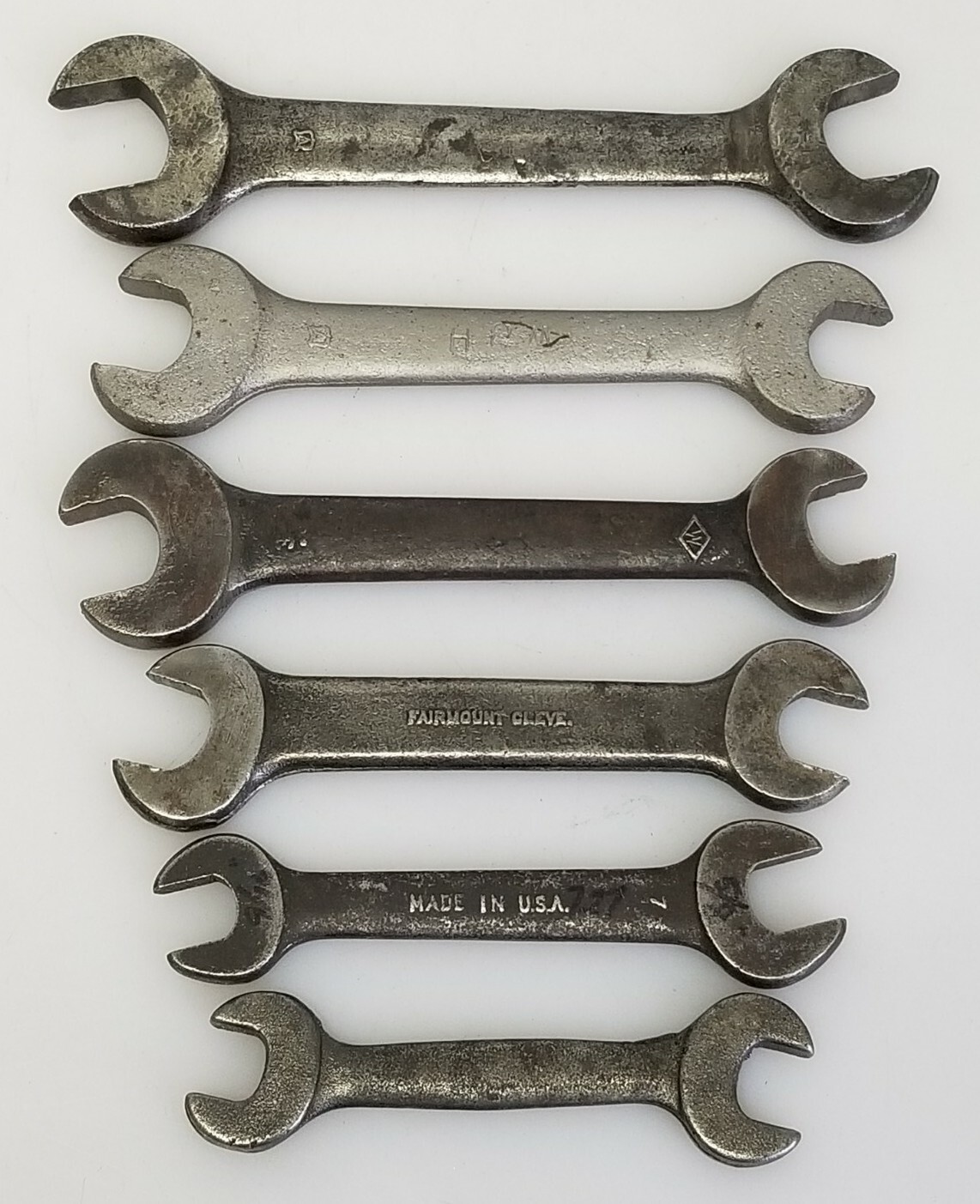 Lot of 6, Vintage Open End Wrenches, Vlchek, Williams, Fairmount, 9/16 ...