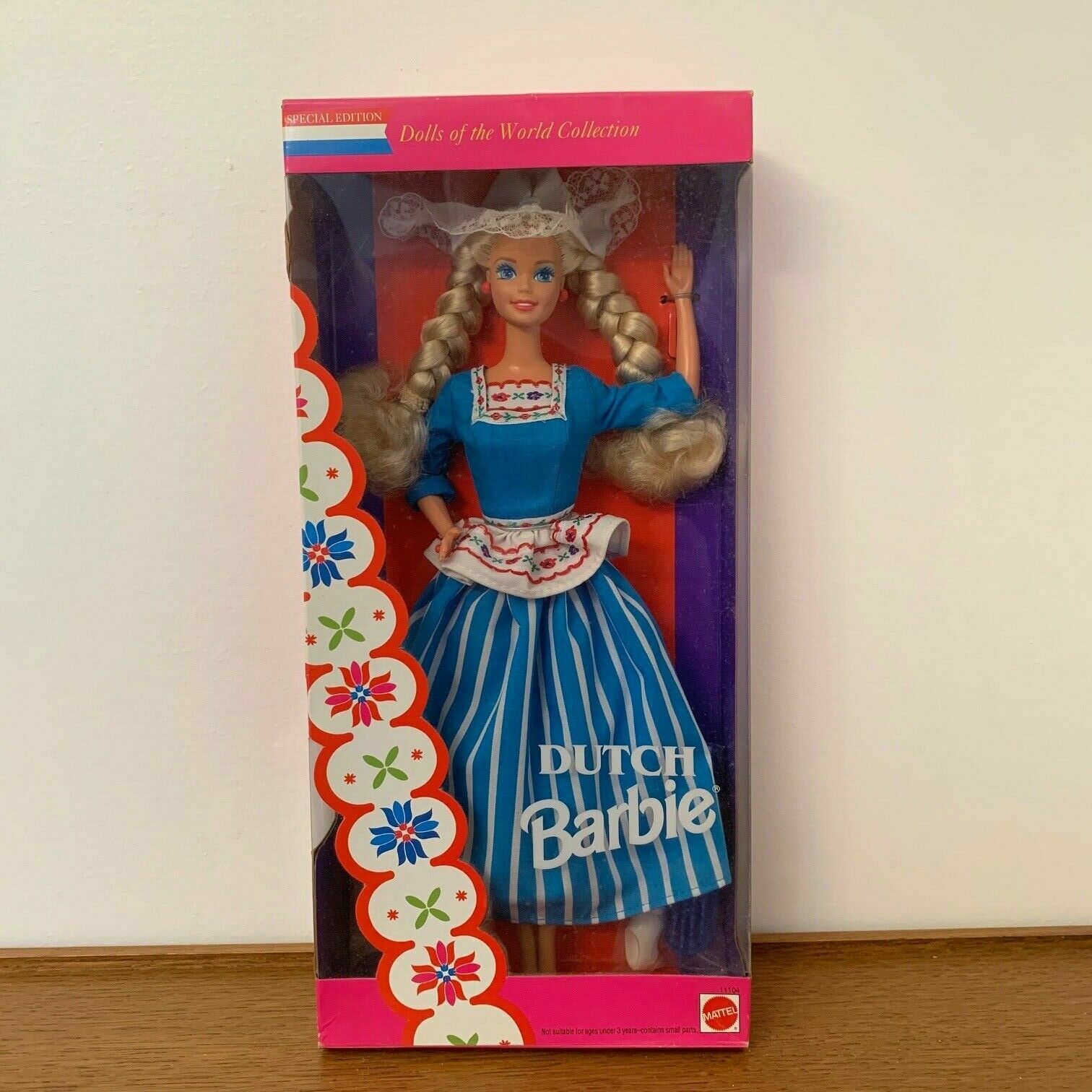 VINTAGE 1993 DUTCH Barbie Dolls of the World DOTW Mattel NRFB MIB ...