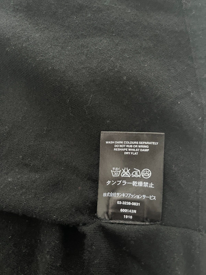 Black Jaeger Wool Cape/Bolero With Sequin Border: Size Large | eBay UK