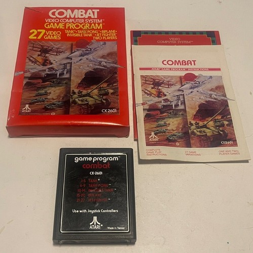 1978 Atari 2600 COMBAT Game Complete in Box with Manual CIB | eBay
