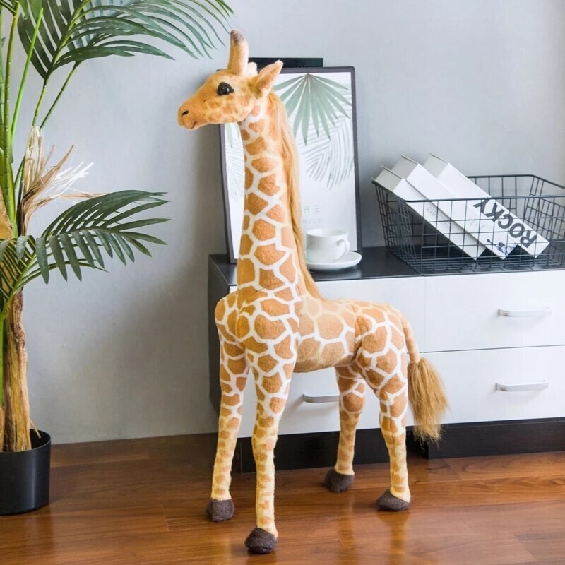24'' Big Plush Giraffe Toy Giant Stuffed Animal Soft Doll Large Kid ...