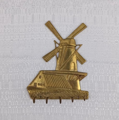 VTG Solid Brass Windmill Key Rail Key Hanger Key Hooks From Fritz Brass ...