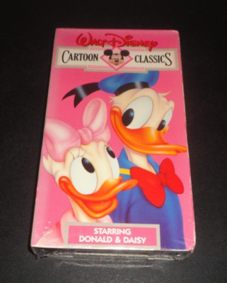 Walt Disney Cartoon Classics : Starring Donald & Daisy (VHS) Brand New ...