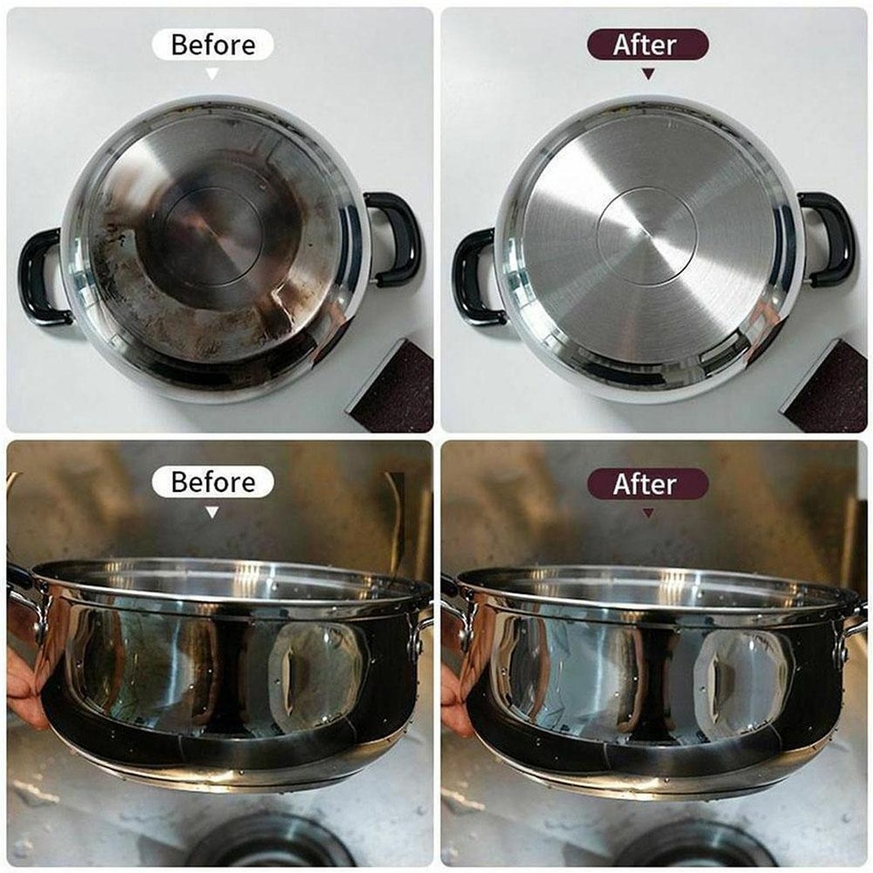 10Pcs Magic Nano Emery Sponge Brush Kitchen Cleaning Clean New^ Sponge ...