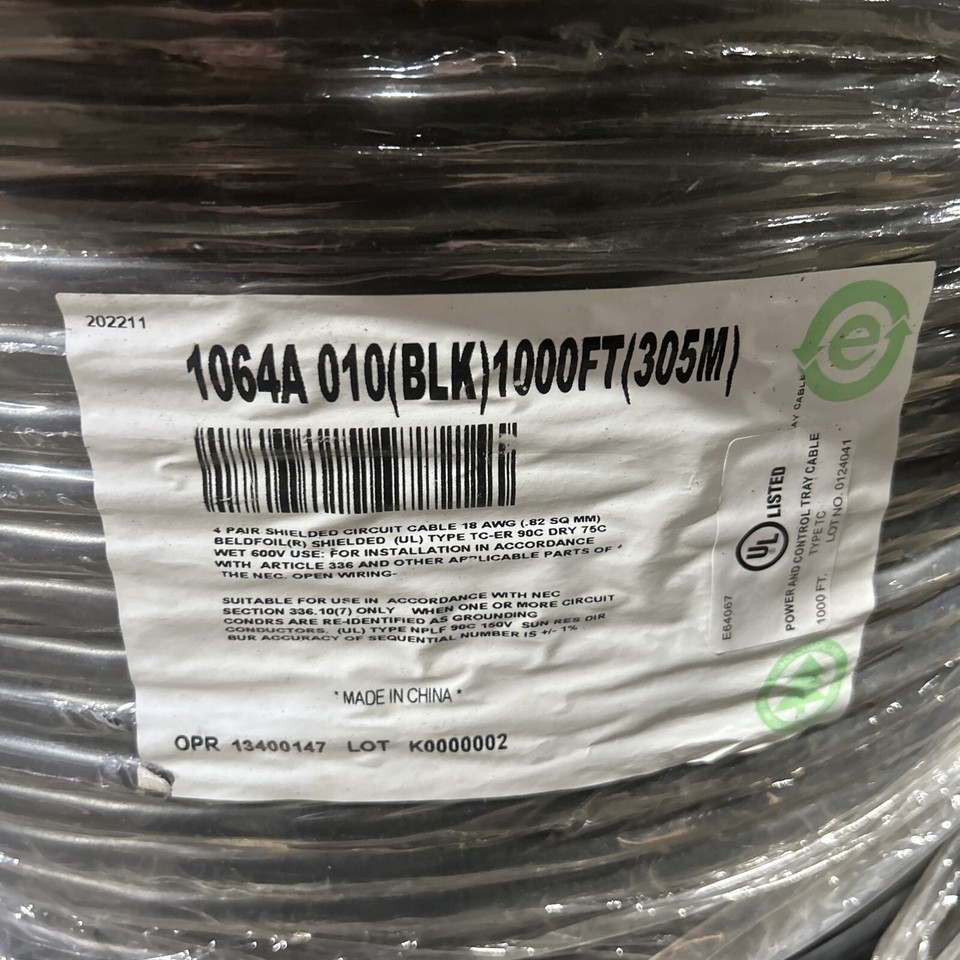 belden 1064a 010 1000 feet reels | eBay