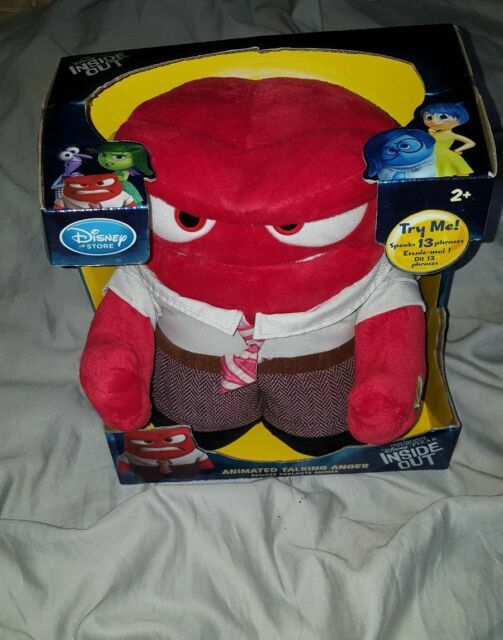 Anger Talking Animated Doll Disney Inside out Plush Authentic for sale ...