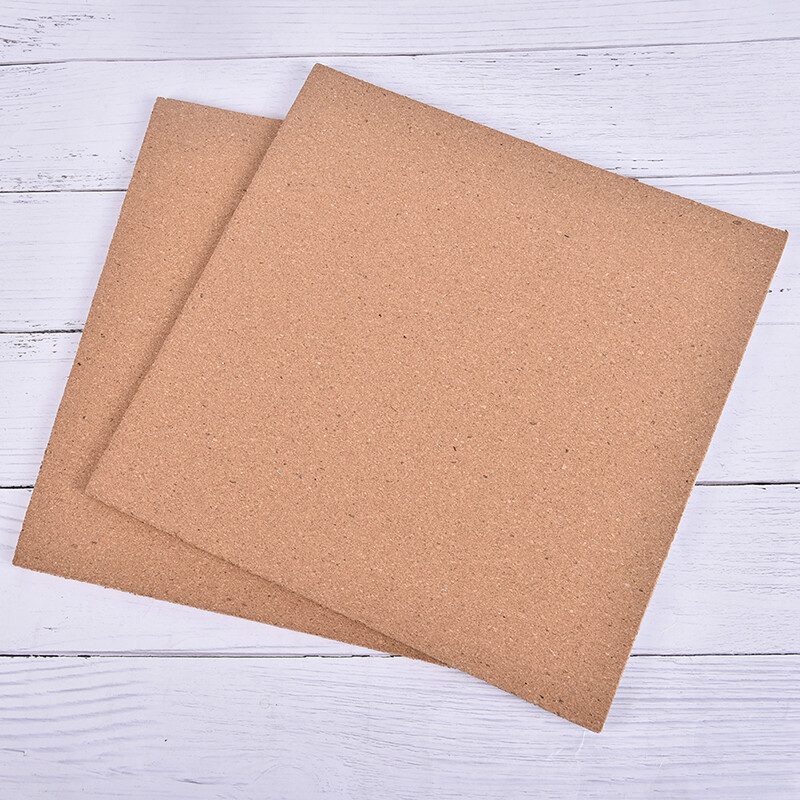 Cork Noticeboard Memo Pin Board Pad Frameless 300x300x6mm Fixings ...