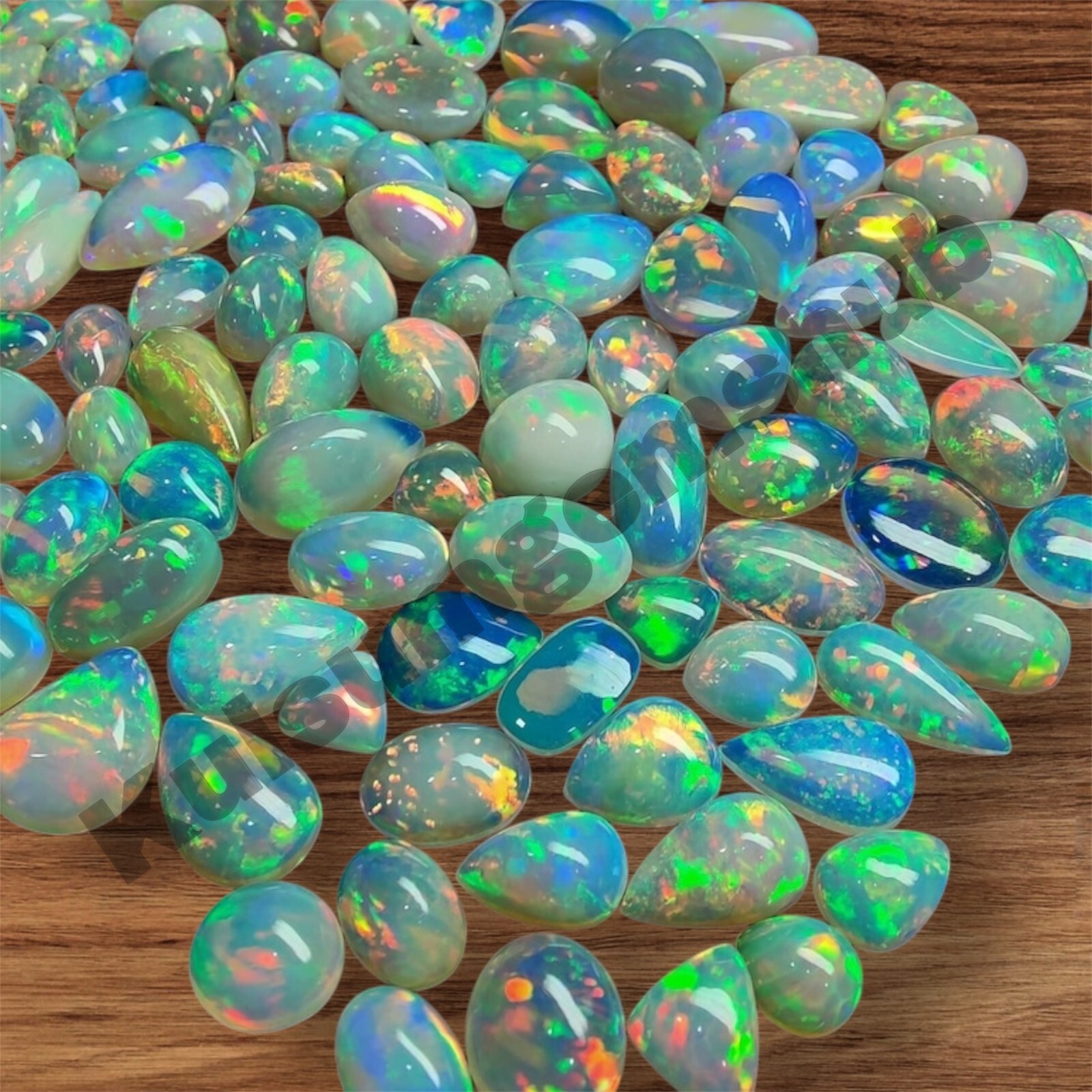 AAA+ Natural Ethiopian Welo Fire Opal Mix Shape Mix Size Wholesale ...