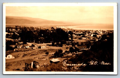 RPPC Postcard Ensenada Baja of California Mexico Photo By Tan Aerial ...