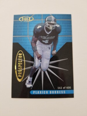 PLAXICO BURRESS 2000 SAGE HIT PROSPECTOR #P4 141/600 PITTSBURGH ...