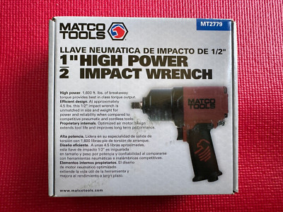 Matco 1/2" High Power Impact Wrench MT2779 | eBay
